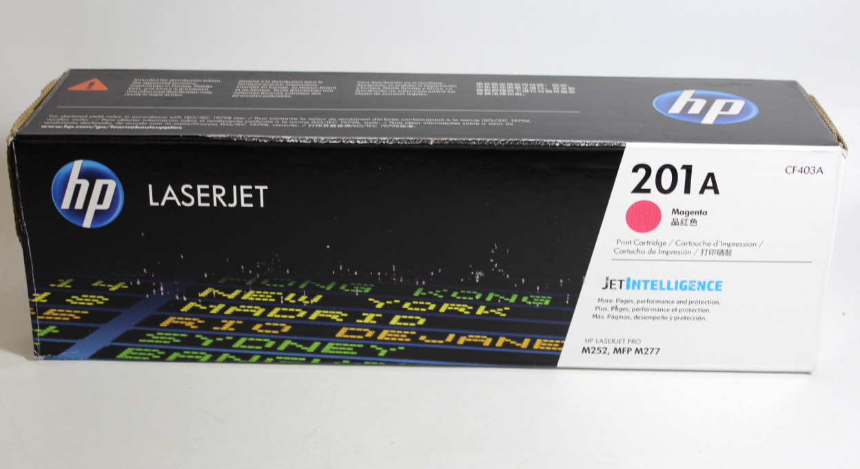 OPEN BOX HP 201A Magenta Toner Cartridge CF403A For Laserjet Pro M252dw ... OPEN BOX HP 201A Magenta Toner Cartridge CF403A For Laserjet Pro M252dw ...